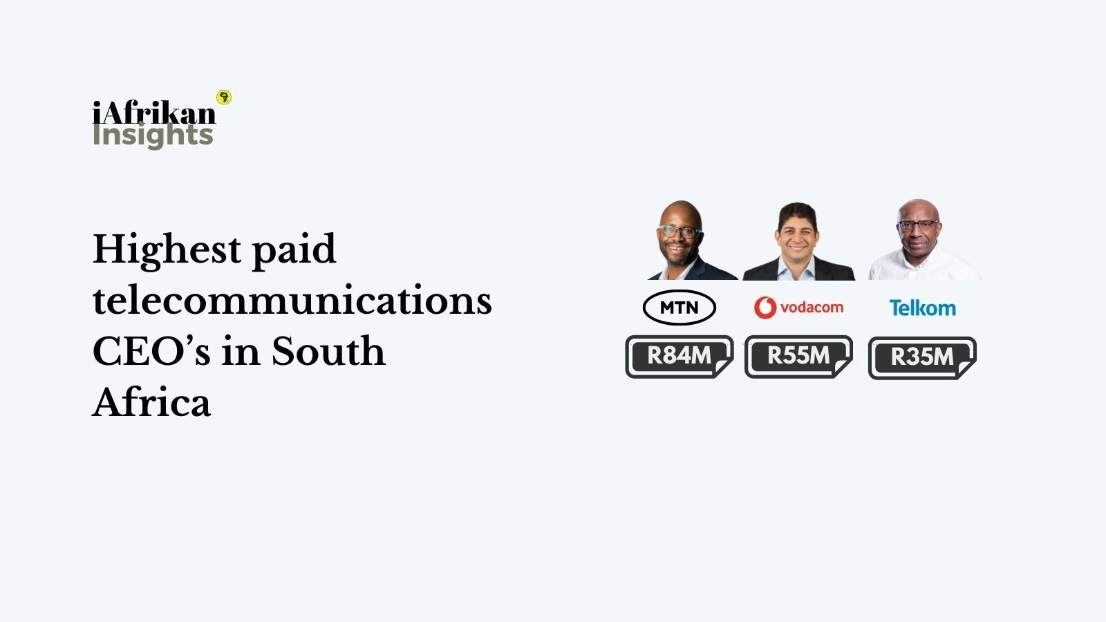 Telecommunication CEO remuneration in South Africa